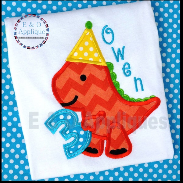 Dinosaur Applique - Etsy