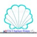 Seashell Applique Design - Beach Applique Design - Seashell Embroidery ...