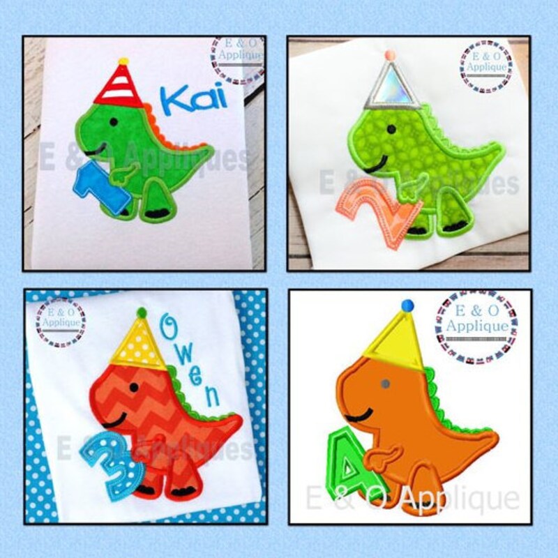 Birthday Applique - Etsy