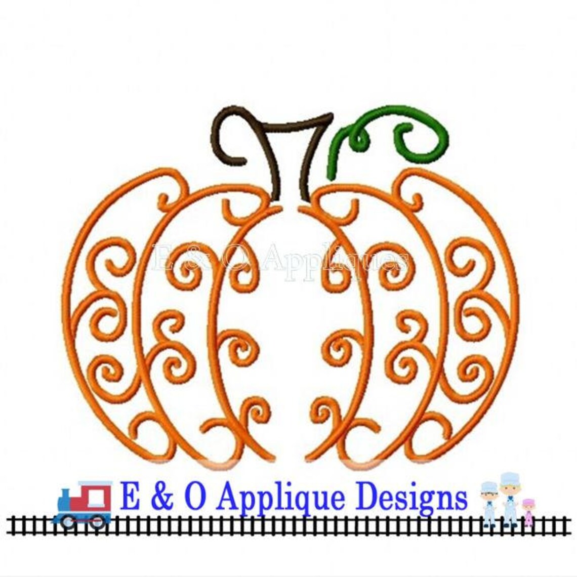 Pumpkin Embroidery Design- Fall Machine Embroidery Design- Halloween ...
