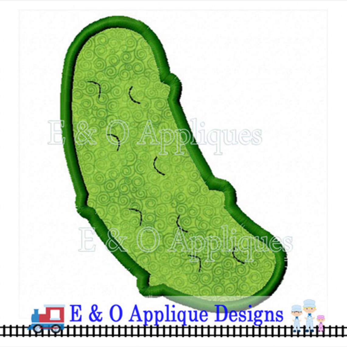 Pickle Applique Design Pickle Embroidery Design Christmas | Etsy