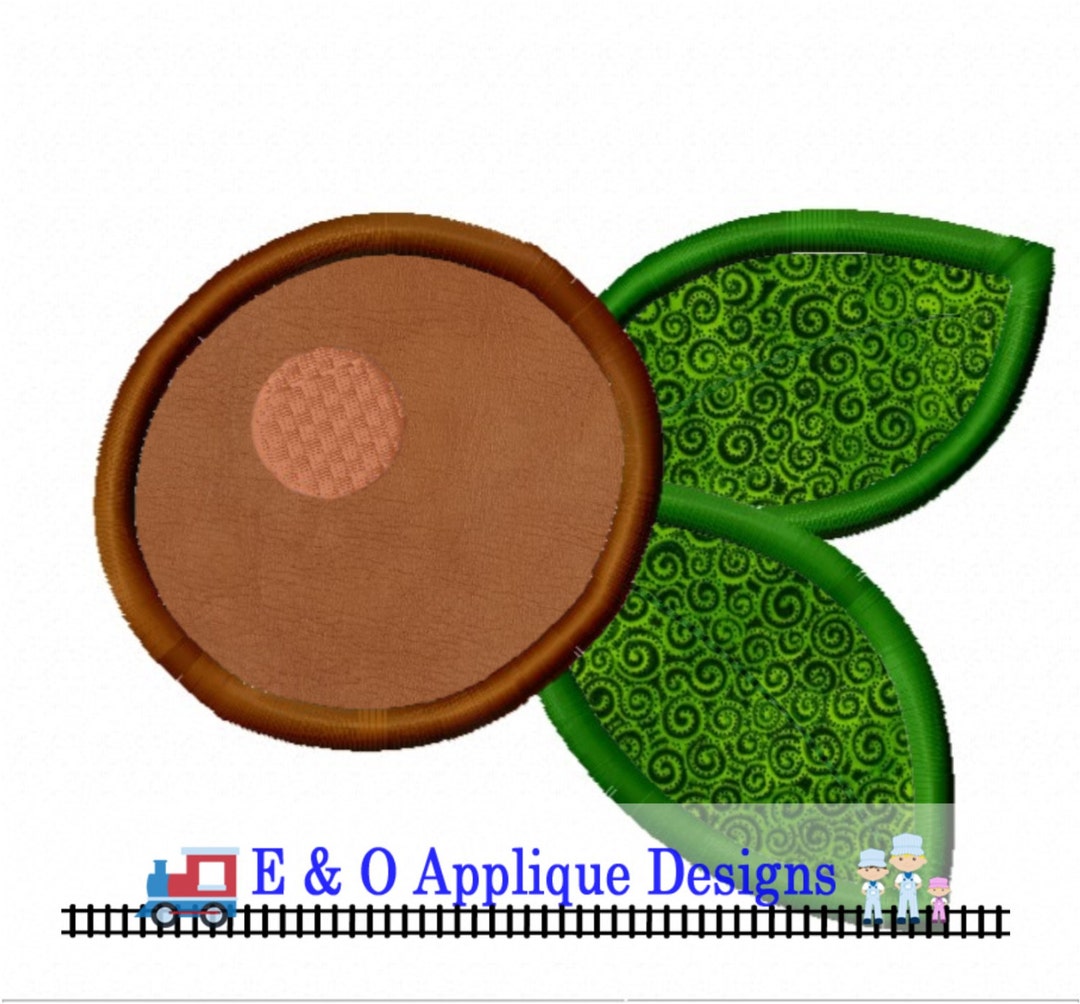 OHIO Buckeye Digital Design - Buckeye Applique Machine Embroidery Design - 7 Sizes - Etsy