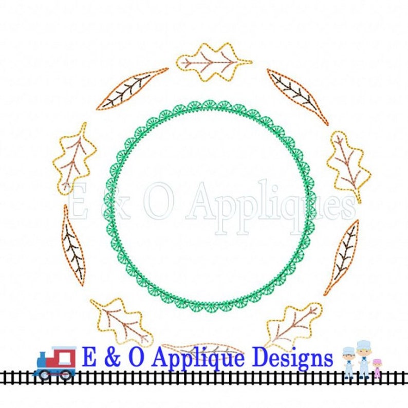 Vintage Monogram Frame Embroidery Design Lace Monogram - Etsy