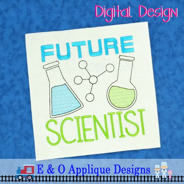 Scientist Embroidery - Etsy