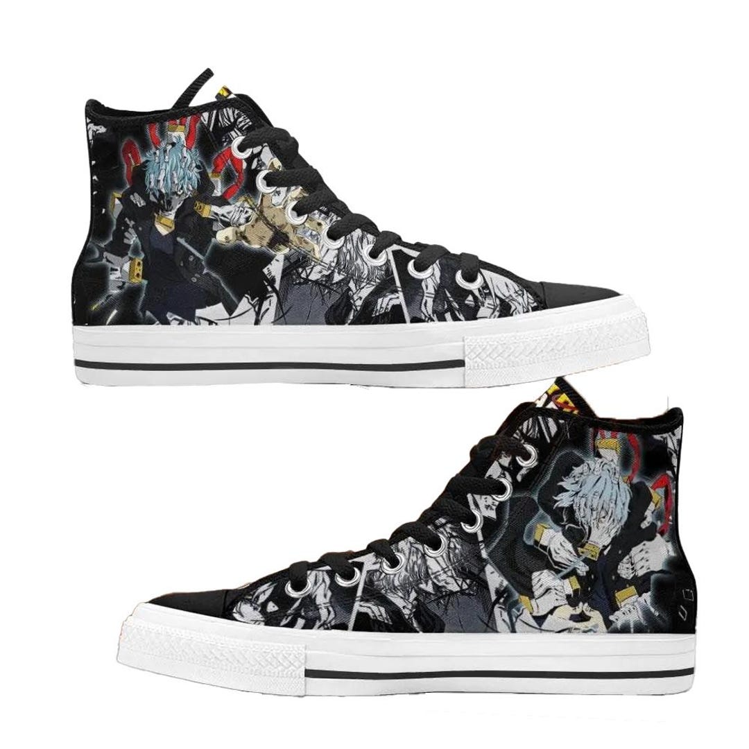 Tomura Shigaraki High Top Shoes Custom Anime Sneakers - Etsy