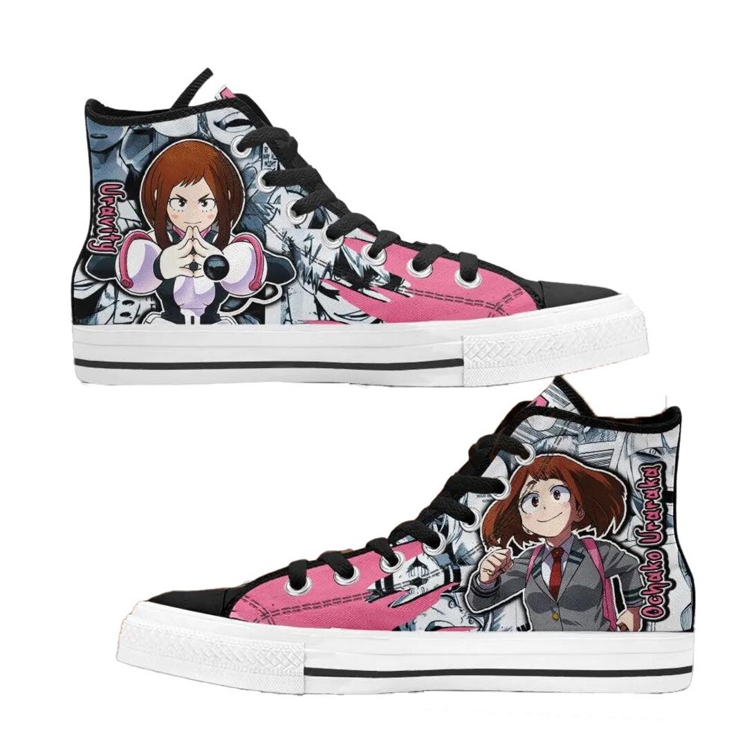 Ochako Uraraka High Top Shoes Custom Anime Sneakers - Etsy