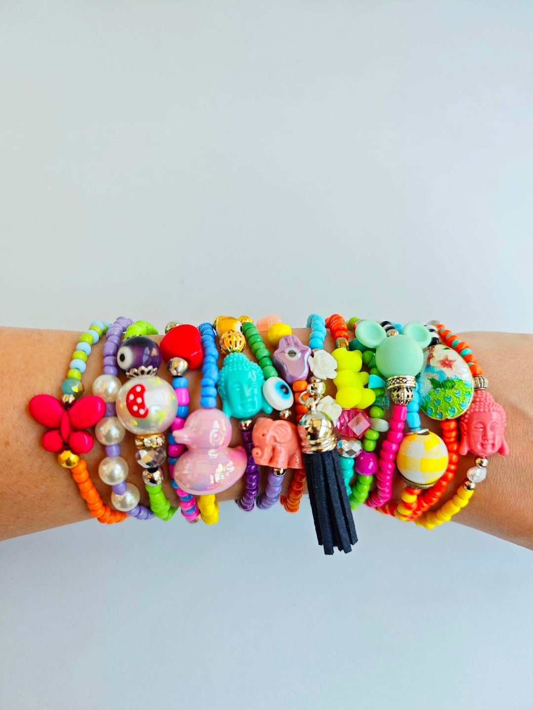 Charm Braclets Friendship Bracelet Boho Bracelets Buddah Stretch ...