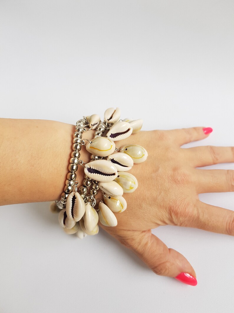Cowrie Shell Bracelet Seashell Seashells Shell Bracelet - Etsy