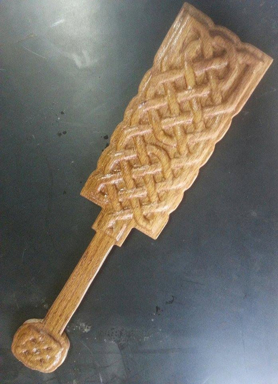 3D Celtic Weave Paddle - Etsy