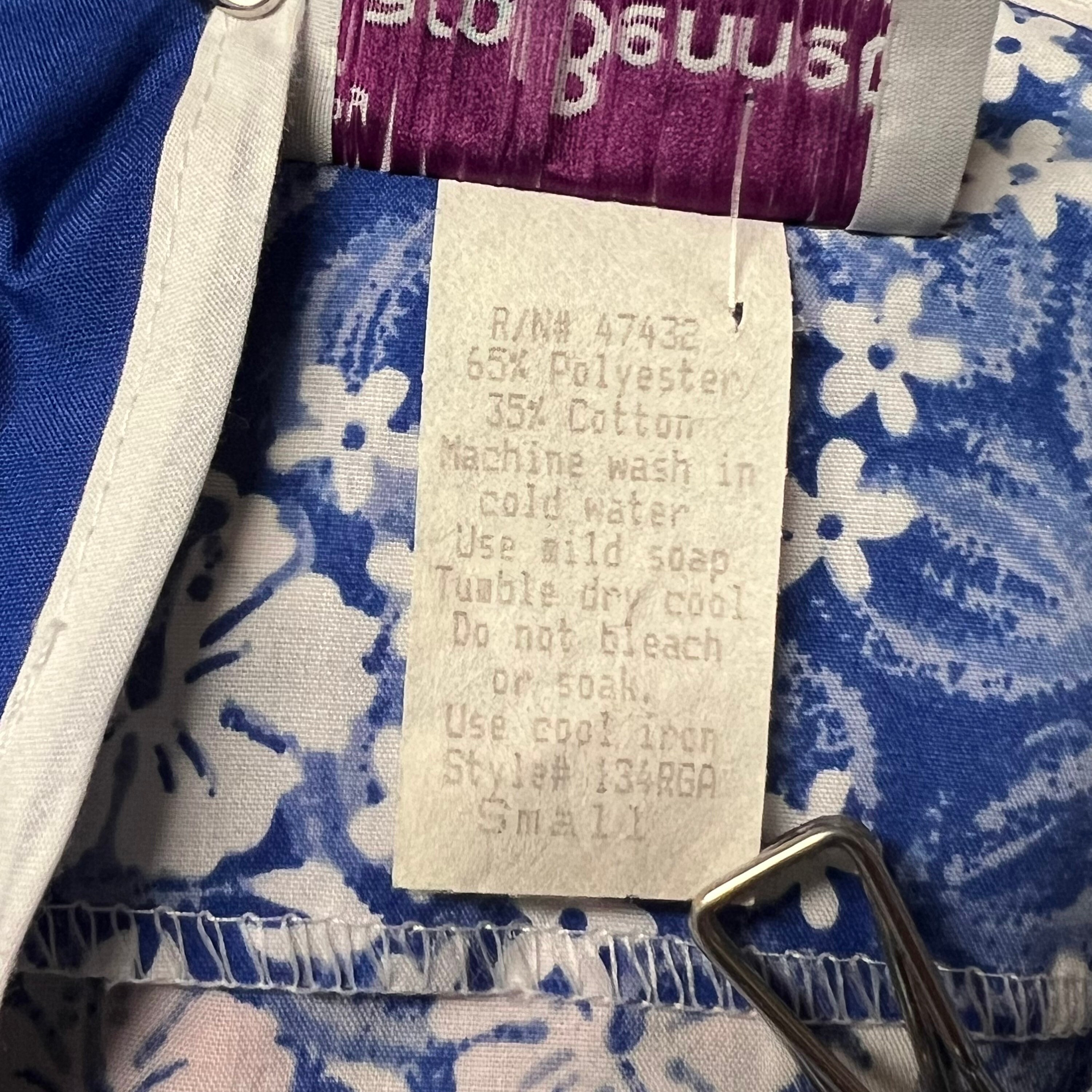 Vintage Hawaiian Muumuu Dress Carol Bennett Floral Tropical Kukui Nut ...