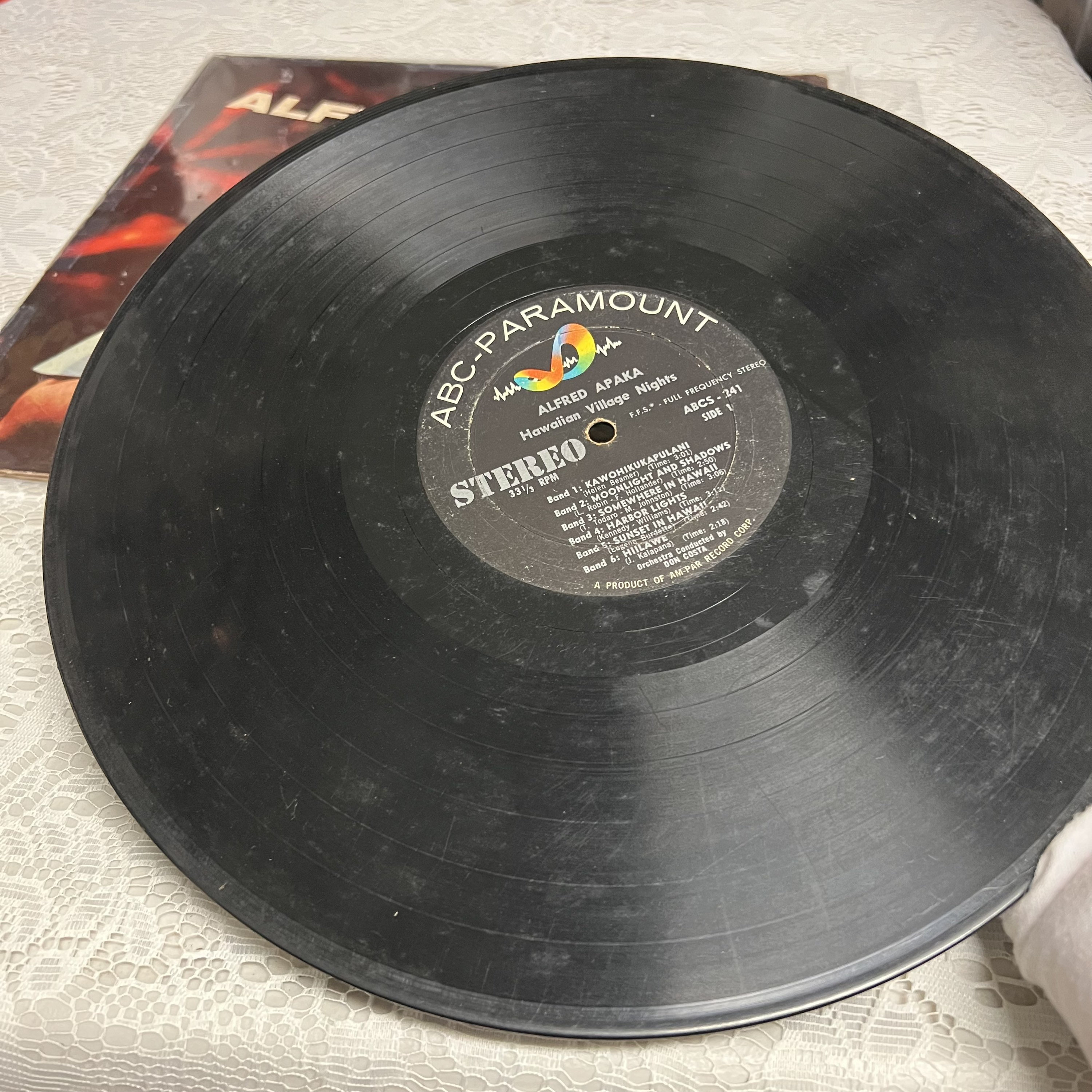 Alfred Apaka Hawaiian Village Nights Vinyl Record LP Vintage - Etsy