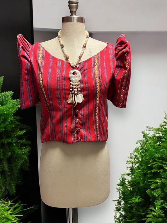 Bolero handwoven filipiniana maria - Gem