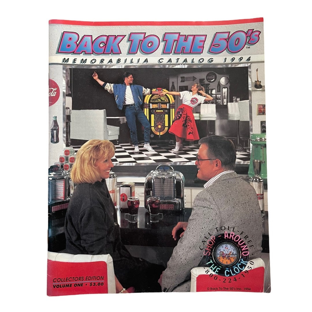 1994 Back to the 50s Memorabilia Catalog Collectibles Collector’s ...