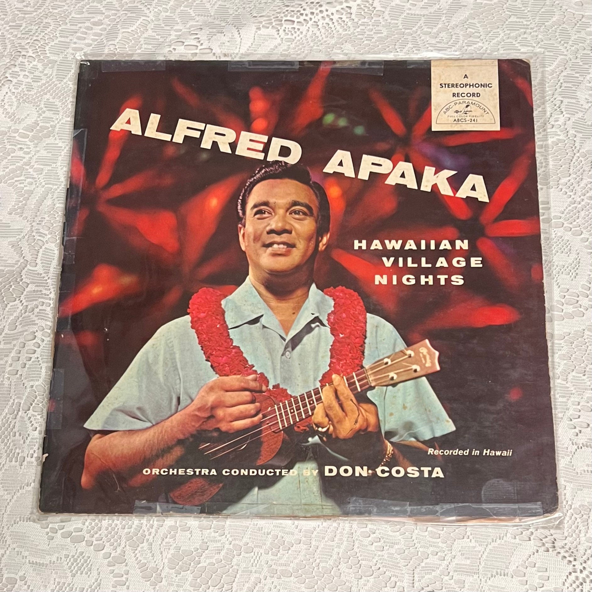 Alfred Apaka Hawaiian Village Nights Vinyl Record LP Vintage - Etsy
