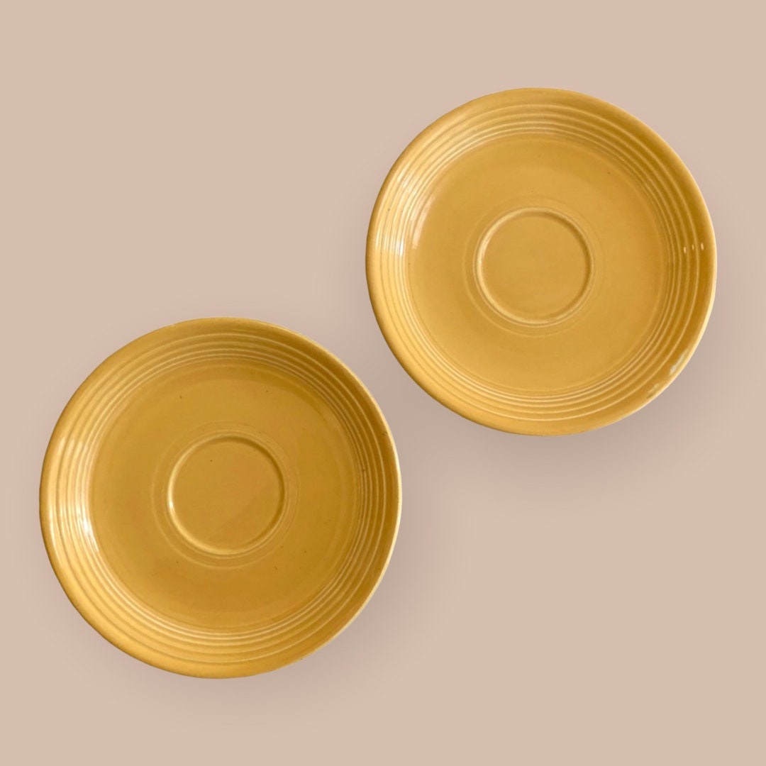 Fiestaware Original Saucers 50s-60s Two Pieces - Etsy