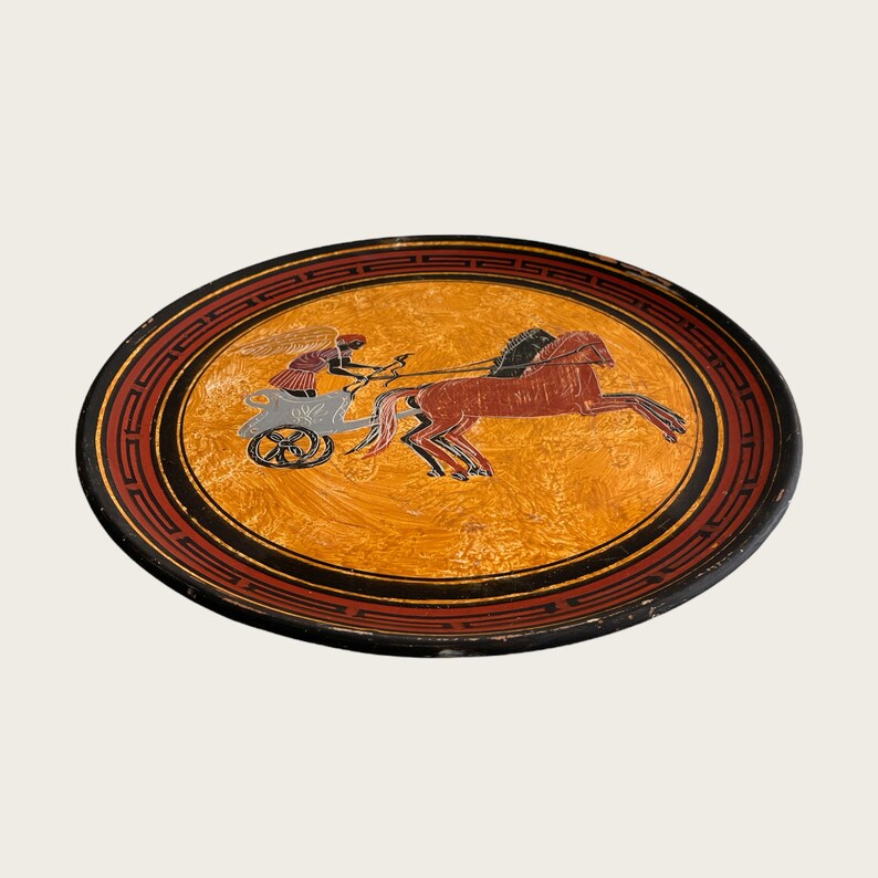 Ancient Greek Winged God Chariot Horse Riding Racing Greek - Etsy