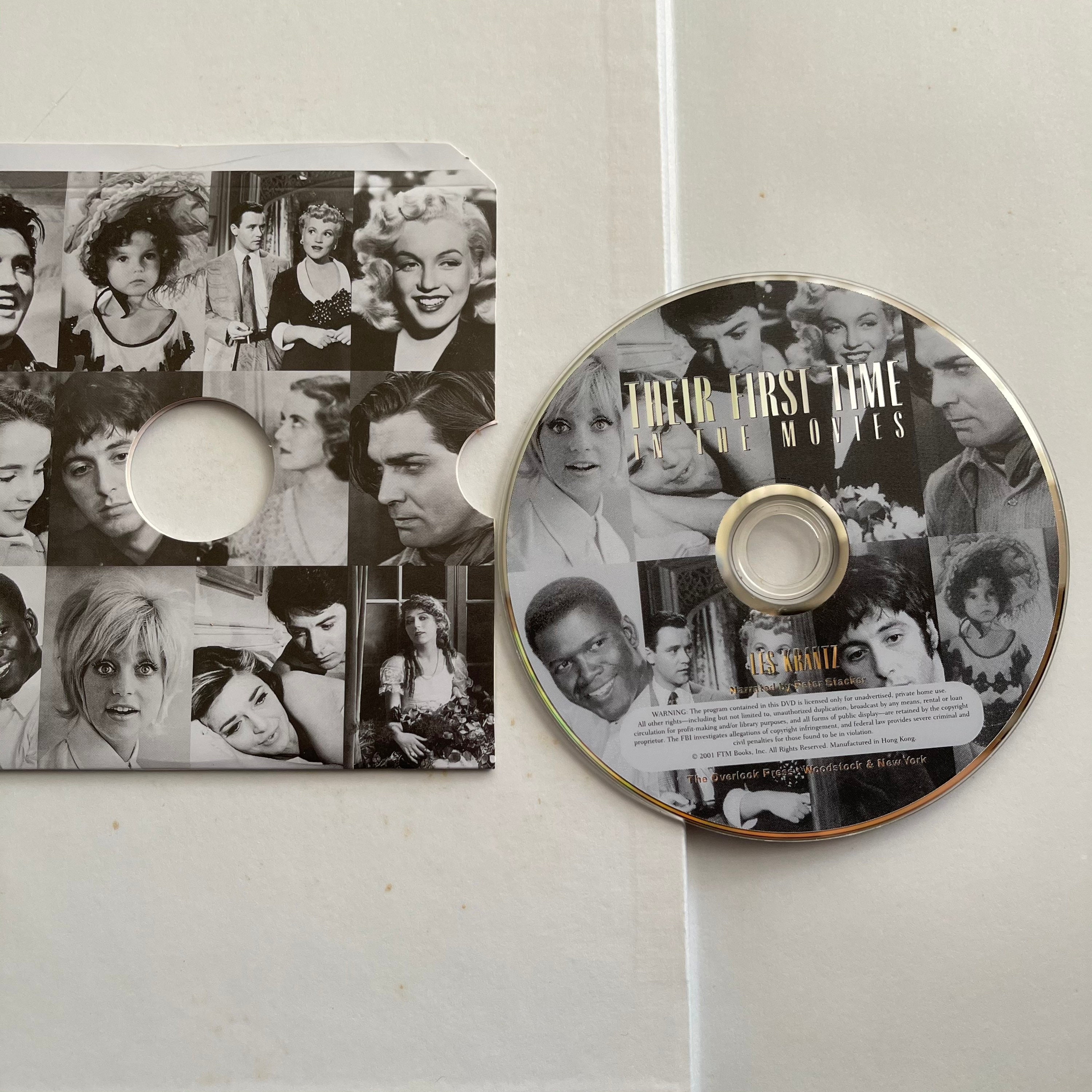 Their First Time in the Movies by Les Krantz 2001 Hardcover DVD and VHS ...