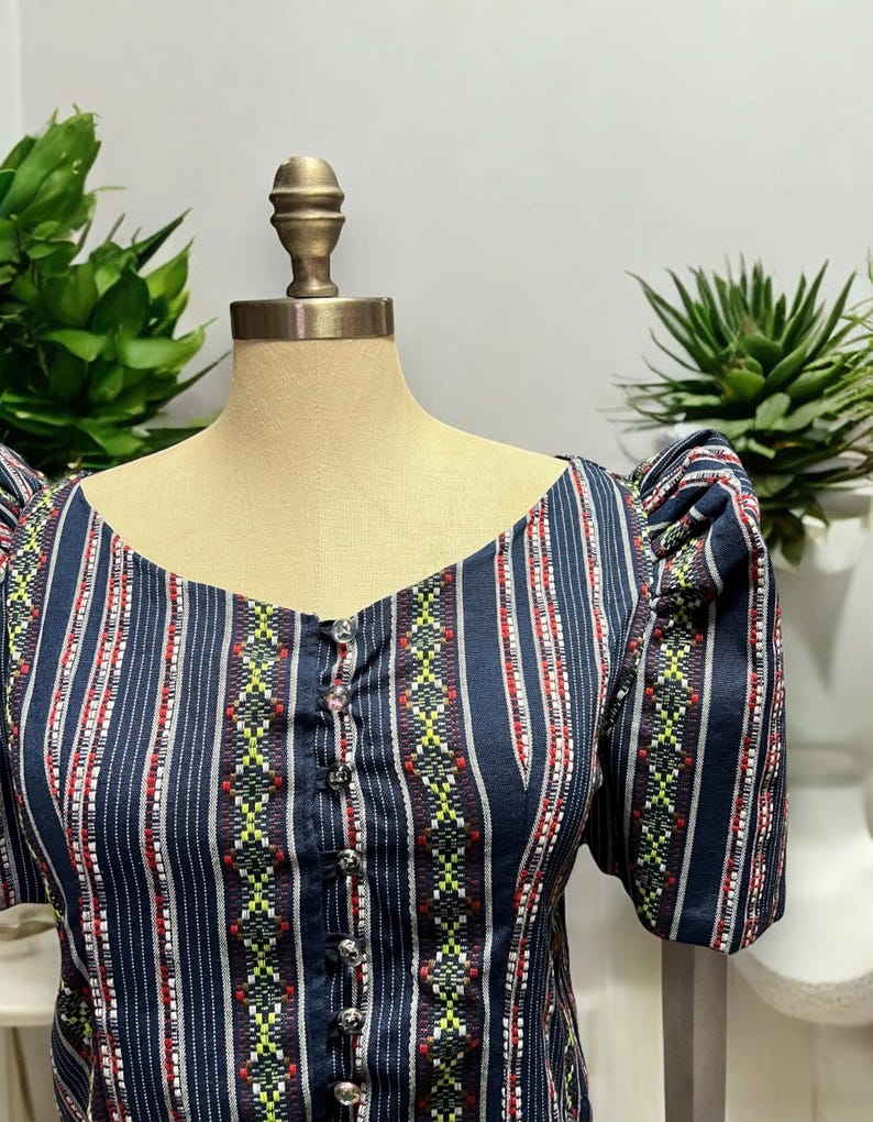 Bolero Handwoven Filipiniana Maria Clara Size Medium Inabel Ethnic ...