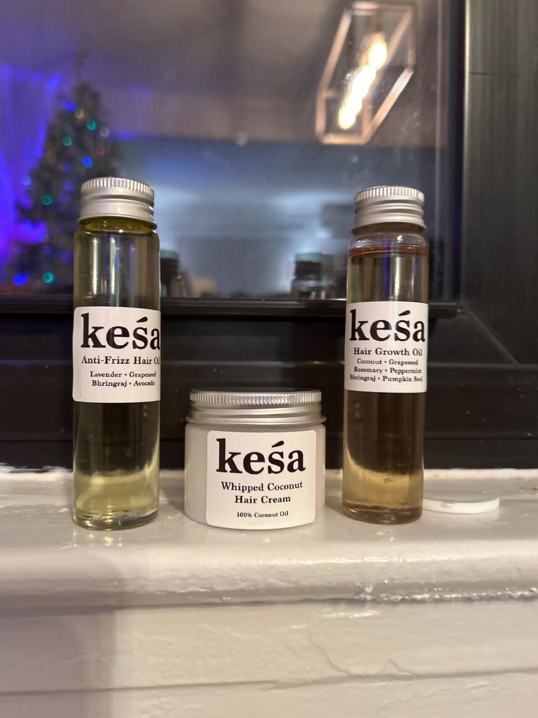 Keśa Hair Oil Bundle, Natural Hair Growth, Anti-frizz, Coconut Mask - Etsy
