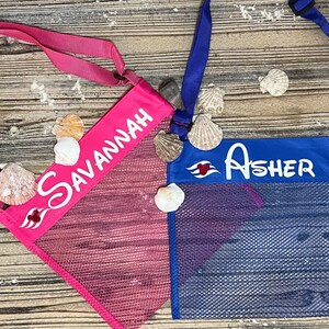 Personalized Sea Shell Bag / Cruise Gift / Fish Extender Gift / Party ...