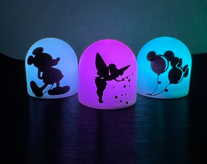 Disney Mini Color Changing Night Lights Over 80 Design Choices Fish ...