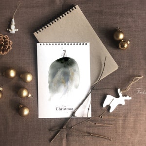 Vague Christmas / Watercolor & Ink Illustrations Set - Etsy