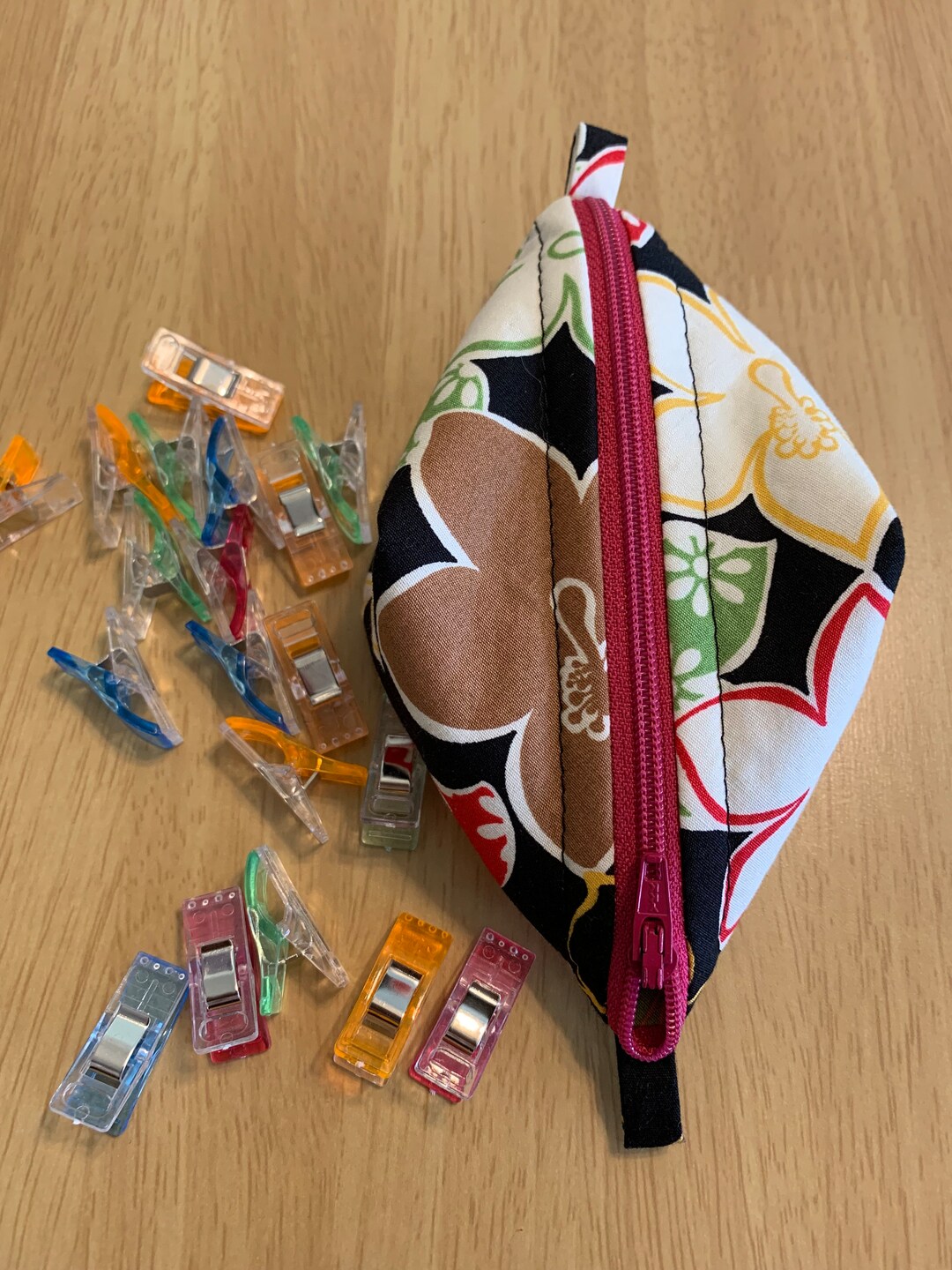 Sweetpea Pod Zipper Notion Cosmetic Bag - Etsy