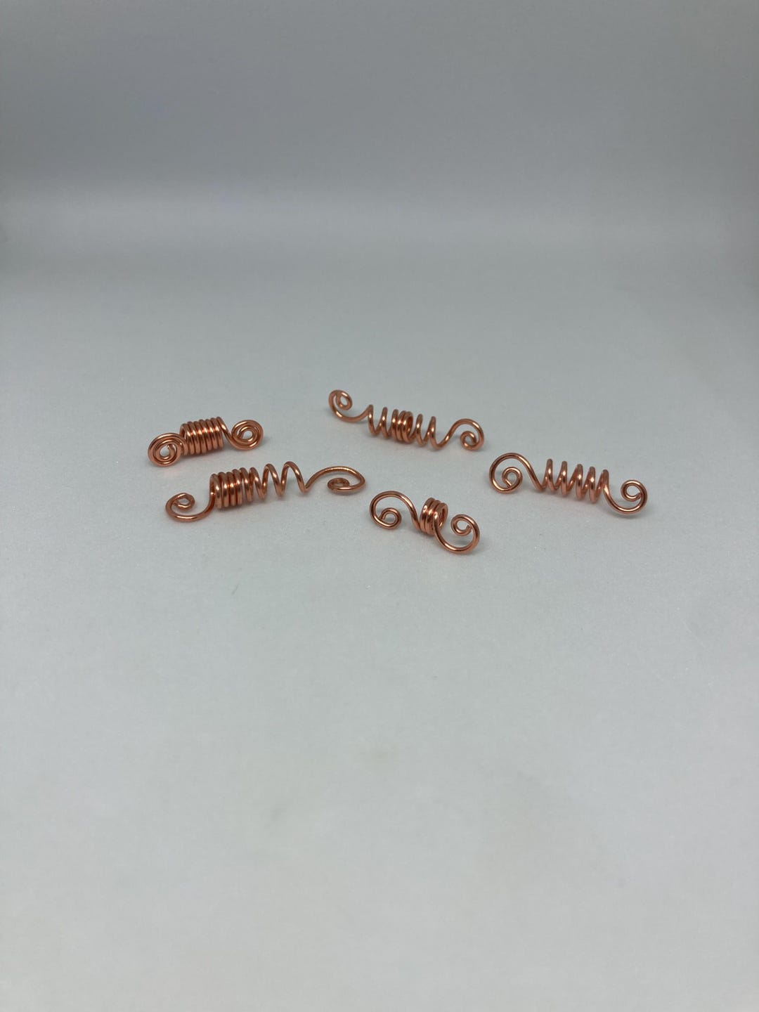 Micro Loc Hair Cuffs | Sisterlock Hair Jewelry | Small Copper Loc Cuffs ...