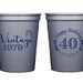 Personalized 40th Birthday Cups, Custom Birthday Cups, Adult Birthday ...