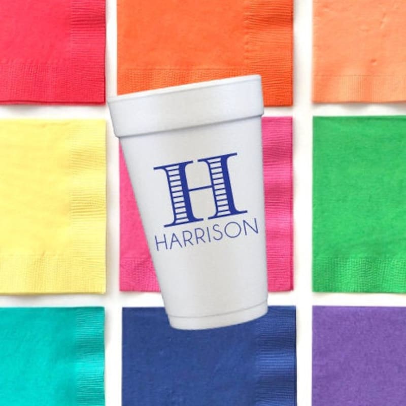 Personalized Styrofoam Cups - Etsy