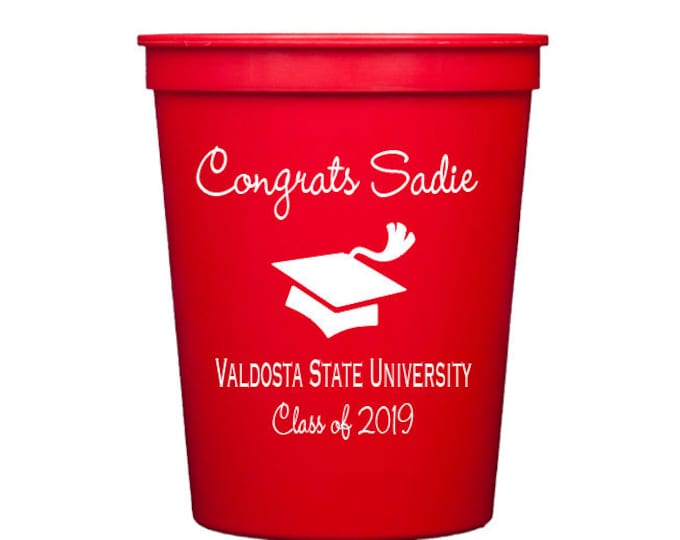 Graduation Cups, Graduation Party Cups, Graduation Party Favor ...