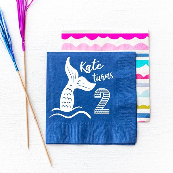 Mermaid Napkins - Etsy