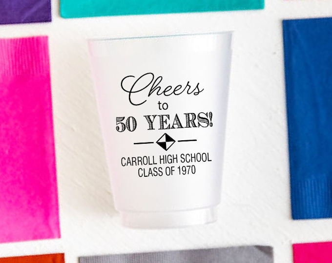 High School Reunion Cups Class Reunion Favors Homecoming - Etsy