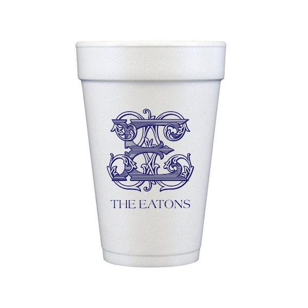 Monogrammed Cups - Etsy