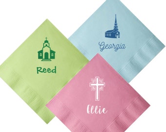 Confirmation napkins | Etsy