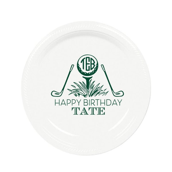 Golf Party Plates - Etsy