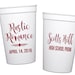 High School Prom Cups, Personalized Plastic Cups, Personalized Stadium ...