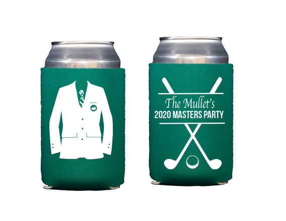 2 New 2022 Augusta National Golf Shop Masters PINK & GREEN Can Cooler ...