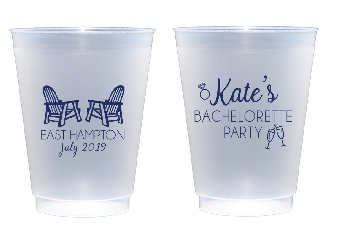 Hamptons Bachelorette Party Cups, Beach Bachelorette Party, Lake ...