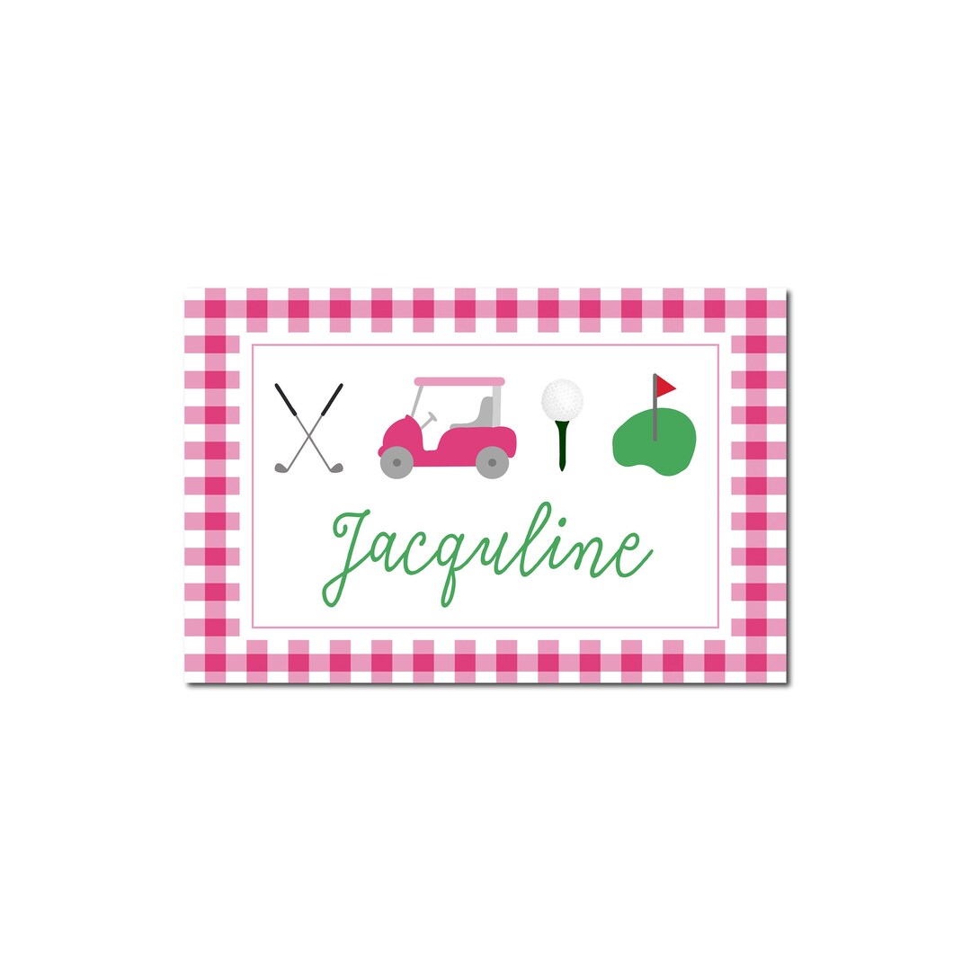 Personalized Golf Placemat, Golf Placemat, Kid Placemat, Personalize ...