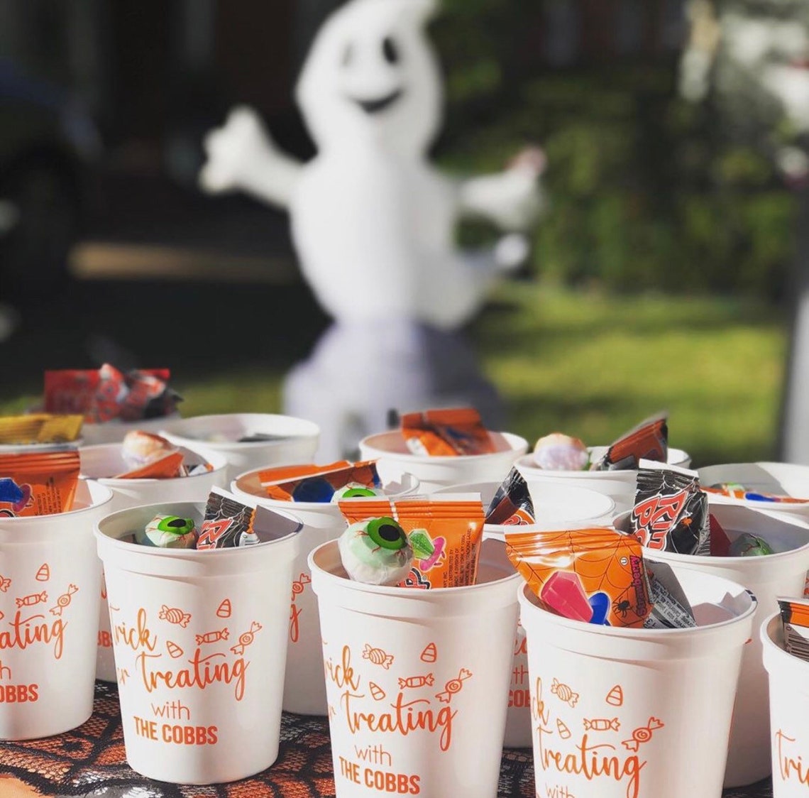 Halloween Cups Halloween Party Cups Trick or Treating Cups - Etsy