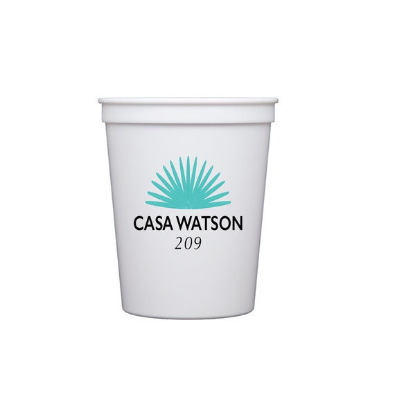 Custom Last Name Frosted Party Cups Personalized Housewarming - Etsy