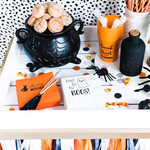 Halloween Napkins Paper, Here for the Boos, Halloween Party Napkins ...