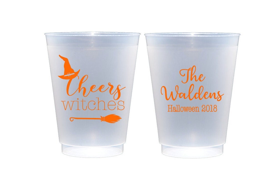 Halloween Party Cup, Witches Brew Cups, Halloween Cups, Cheers Witches ...