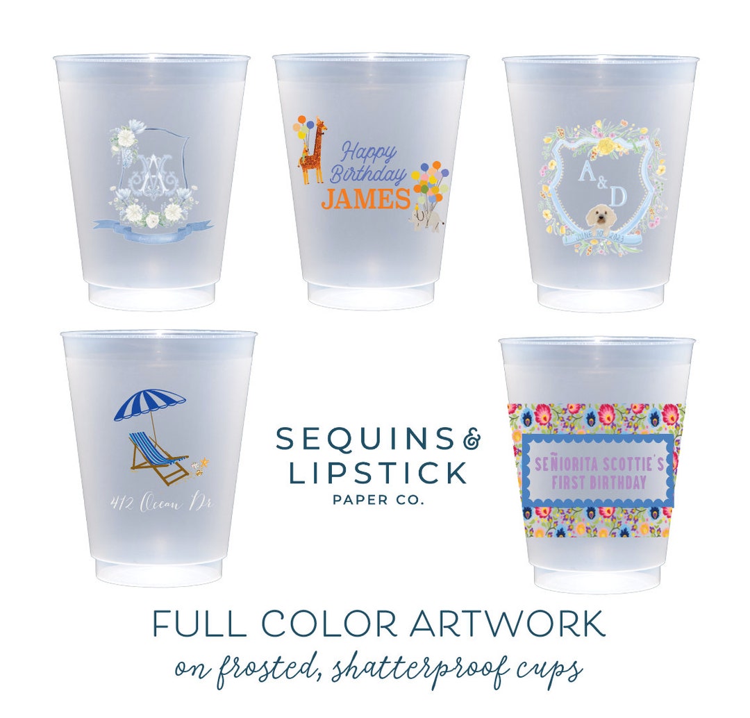 Full Color Shatterproof Cups, Personalized Cups, Frosted Cups, Dull ...