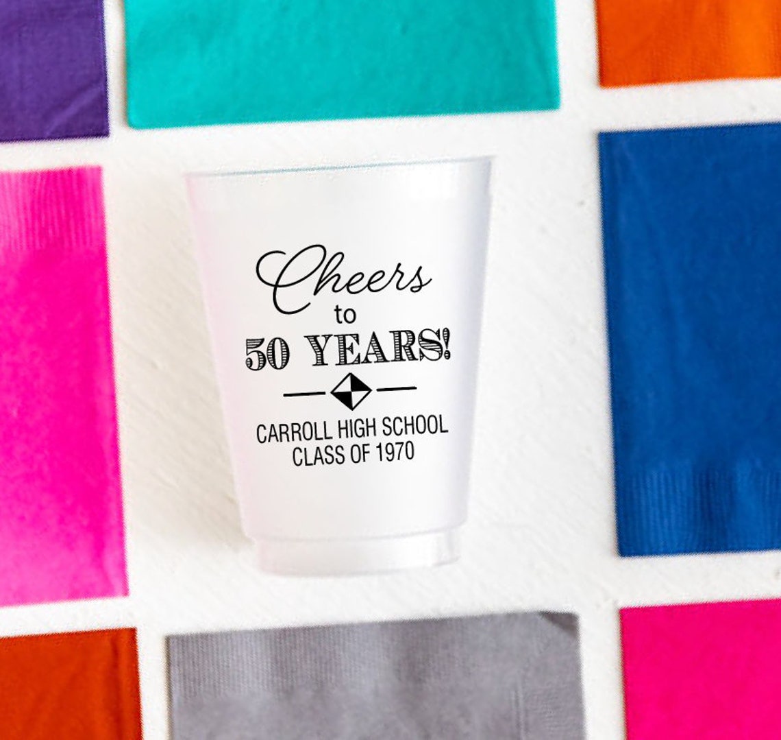 High School Reunion Cups Class Reunion Favors Homecoming | Etsy
