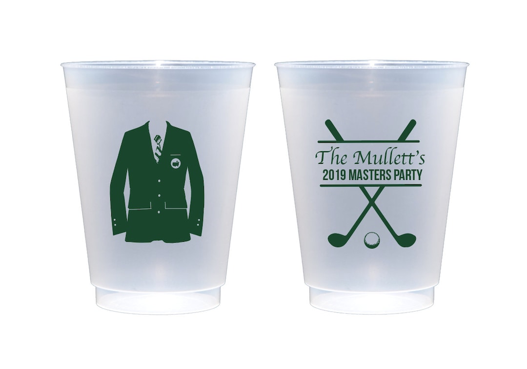 Masters Cups, Golf Party Cups, Golf Themed Party, Golf Birthday Party ...