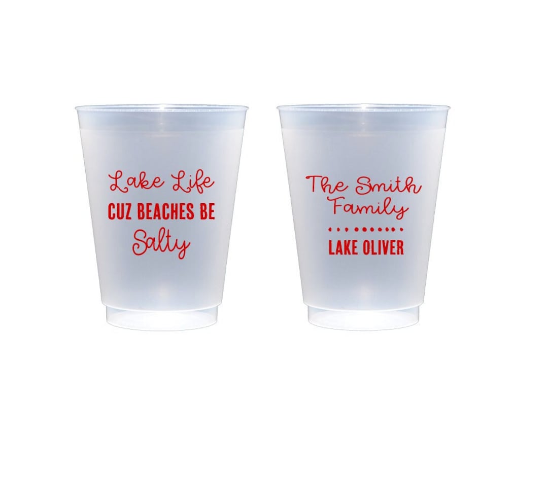 Lake Life Cups, Life is Better at the Lake, Lake Trip Cups, Lake House ...