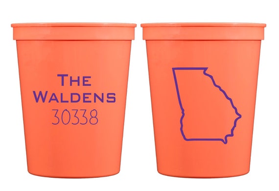 Zip code cups Housewarming gift Housewarming party cups New | Etsy