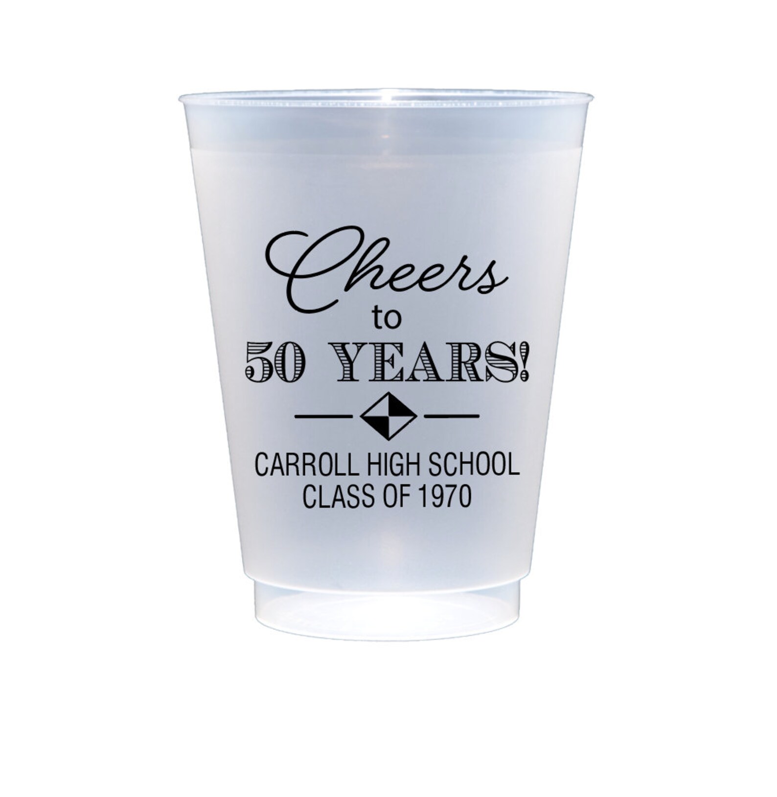 High School Reunion Cups, Class Reunion Favors, Homecoming Cups ...